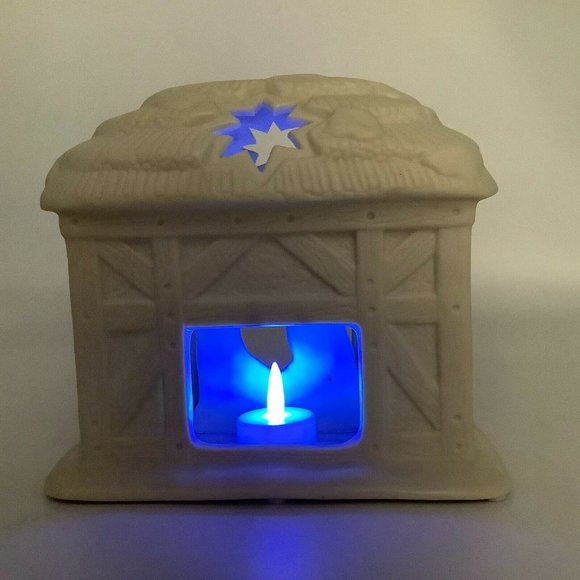 PartyLite | Accents | Partylite Nativity O Holy Night P08 Tea Light ...